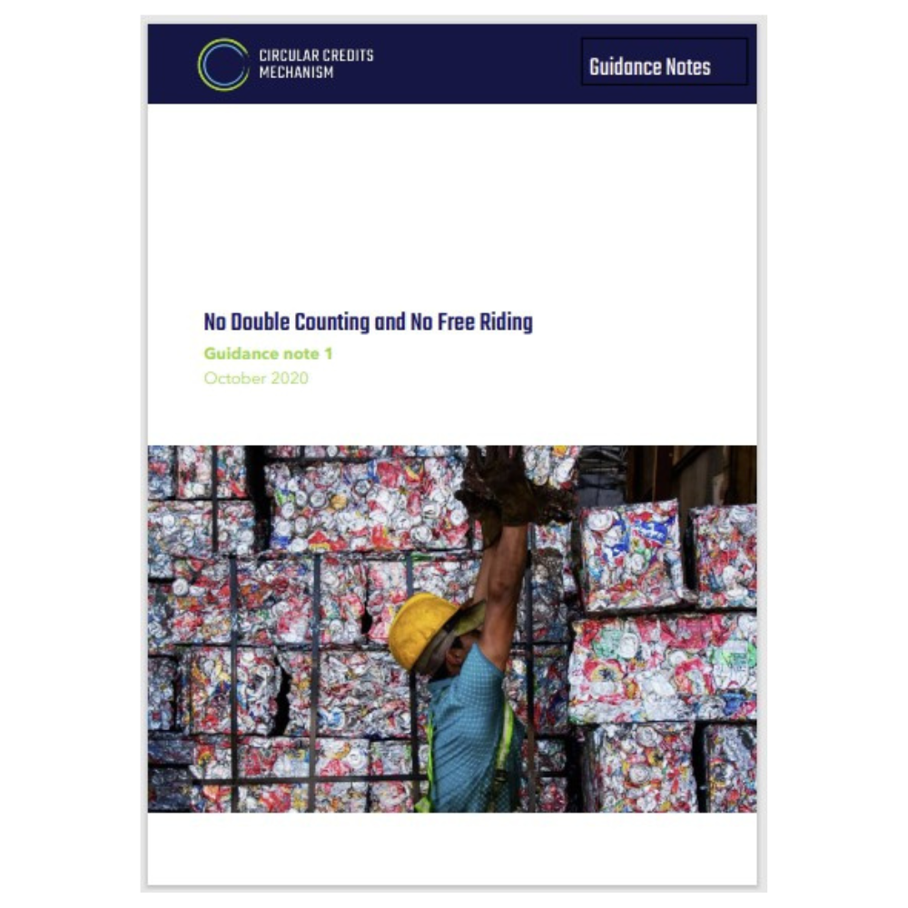 CCM Guidance note 1: No Double-Counting and No Free -Riding | BVRIO
