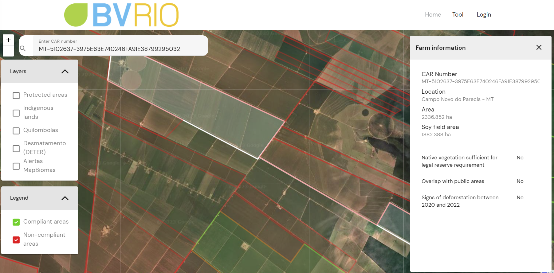 New risk assessment tool assessing deforestation and conversion of ...